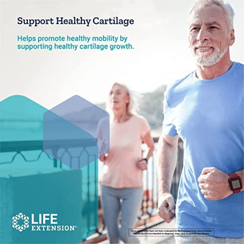 Life Extension NT2 Collagen - Undenatured Type II Collagen Supplement to Support Joint Mobility – Type 2 Collagen for Joints Cartilage Health - Non-GMO, Gluten-Free, Once-Daily - 60 Small Capsules