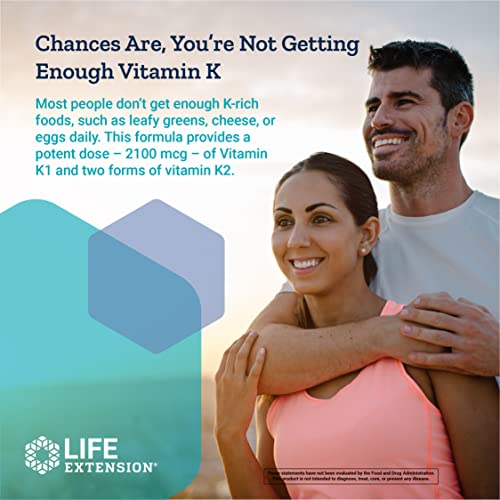 Life Extension Vitamins D and K with Sea-Iodine β Bone, Brain, Thyroid & Arterial Support β Non-GMO, Once Daily, Gluten-Free β 60 Capsules