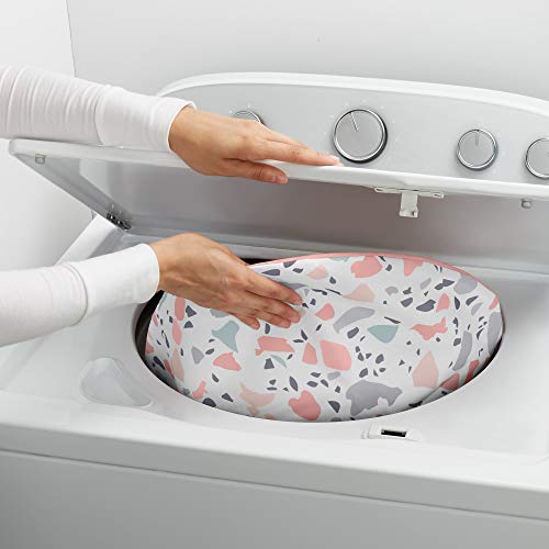 Fisher-Price Portable Bassinet and Play Space On-The-Go Baby Dome with Developmental Toys and Canopy, Pink Pacific Pebble