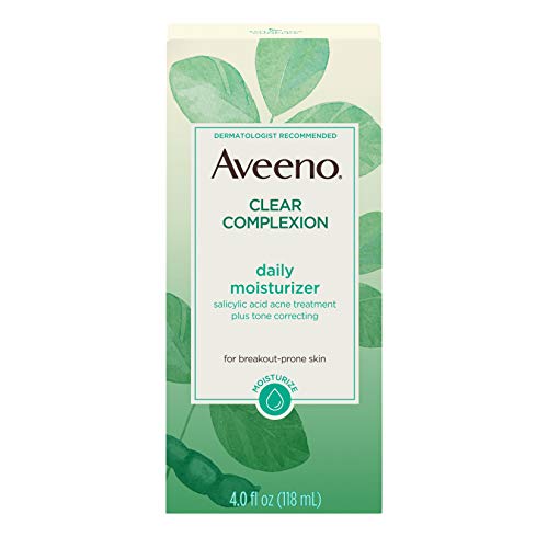 Aveeno, Facial Moisturizers Clear Complexion Daily Moisturizer Pump,4 fl oz