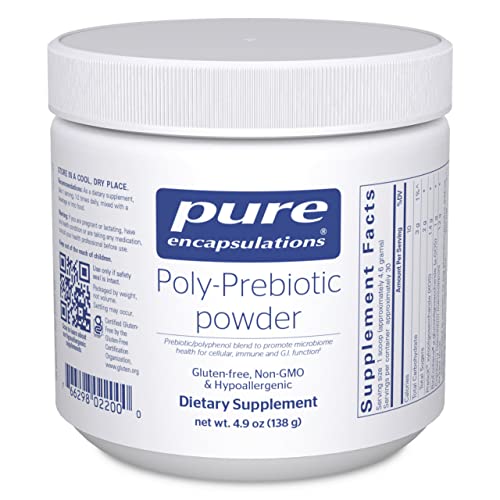 Pure Encapsulations Poly-Prebiotic Powder | Targets Akkermansia Muciniphila to Support GI Barrier Function | 4.9 Ounces