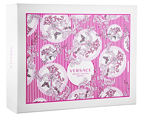 Versace 3 Piece Bright Crystal Absolu Gift Set Eau de Parfum Spray for Women