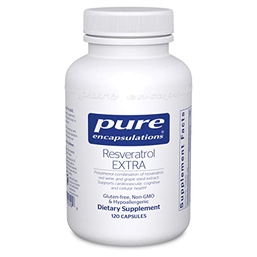 Pure Encapsulations Resveratrol Extra | Supplement to Support Healthy Cellular and Cardiovascular Function* | 120 Capsules