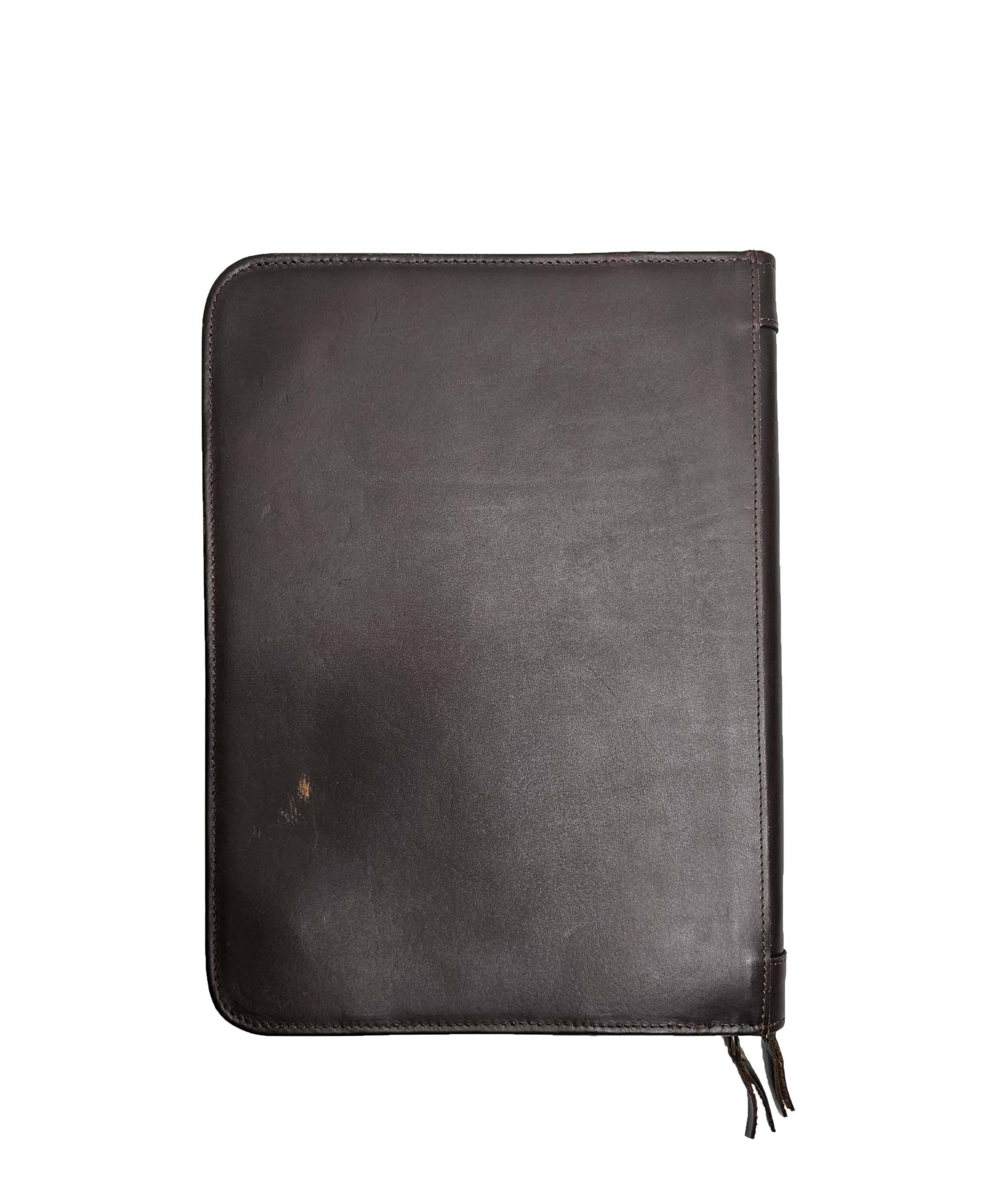 Handmade Genuine Leather Business Portfolio by Jaald | Professional Organizer Men & Women | Durable Leather Padfolio with Sleeves for documents & Notepad Compatible with Ipad pro 12.9"