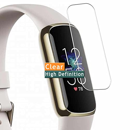 Vaxson 3-Pack Screen Protector, compatible with Fitbit Luxe TPU Film Protectors Sticker [ Not Tempered Glass ]