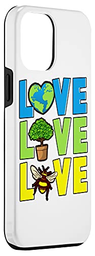 iPhone 12 Pro Max Earth Love Trees And Nature Love Bees Earth Science Case
