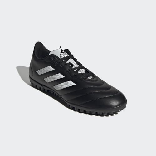 adidas Unisex Goletto Turf Soccer Shoe, Core Black/White/Red, 7.5 US Men