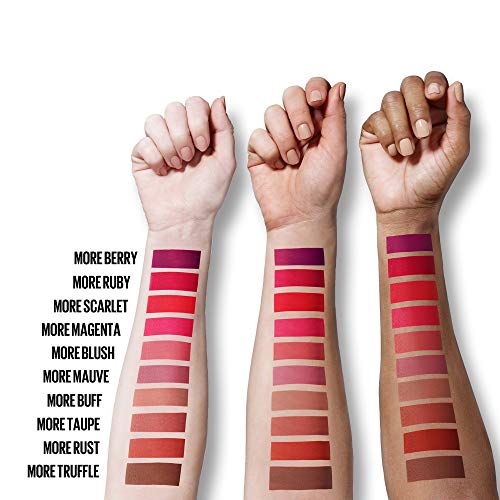 Maybelline Color Sensational Ultimatte Matte Lipstick, Non-Drying, Intense Color Pigment, More Blush, Rose Pink, 1 Count