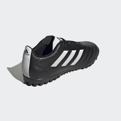 adidas Unisex Goletto Turf Soccer Shoe, Core Black/White/Red, 7.5 US Men