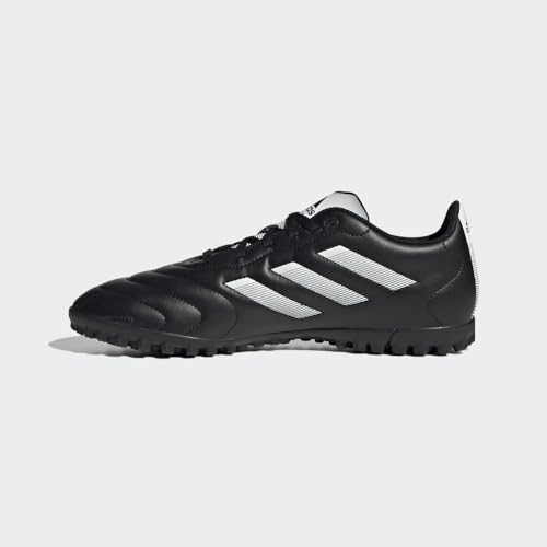 adidas Unisex Goletto Turf Soccer Shoe, Core Black/White/Red, 7.5 US Men