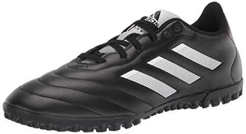 adidas Unisex Goletto Turf Soccer Shoe, Core Black/White/Red, 7.5 US Men