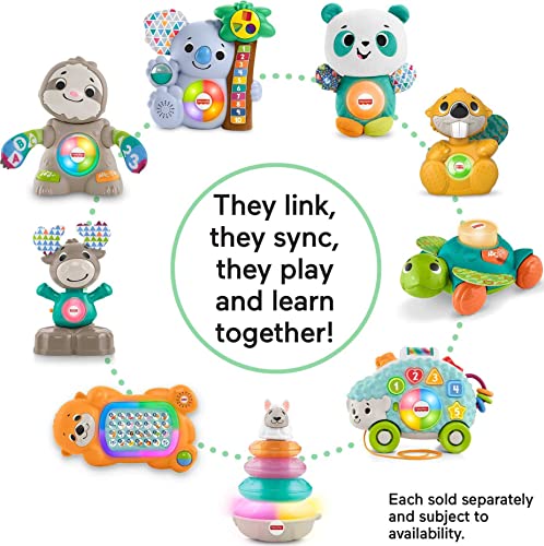Fisher-Price Linkimals Baby Learning Toy Counting Koala With Interactive Lights And Music For Ages 9+ Months
