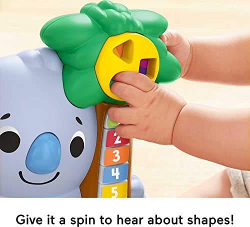 Fisher-Price Linkimals Baby Learning Toy Counting Koala With Interactive Lights And Music For Ages 9+ Months