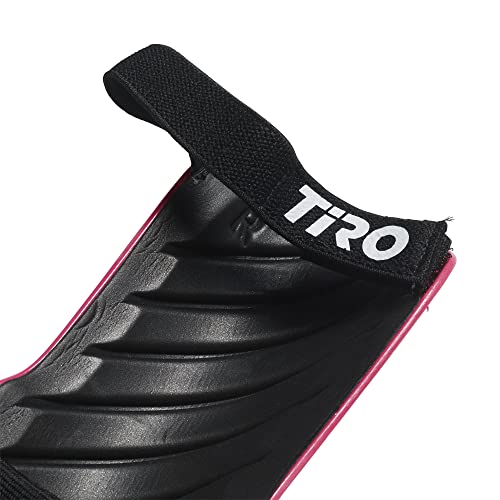adidas unisex-teen Tiro Soft Ground Match Shin Guards, Team Shock Pink/White, Medium
