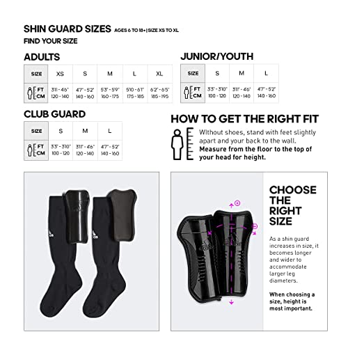 adidas unisex-teen Tiro Soft Ground Match Shin Guards, Team Shock Pink/White, Medium