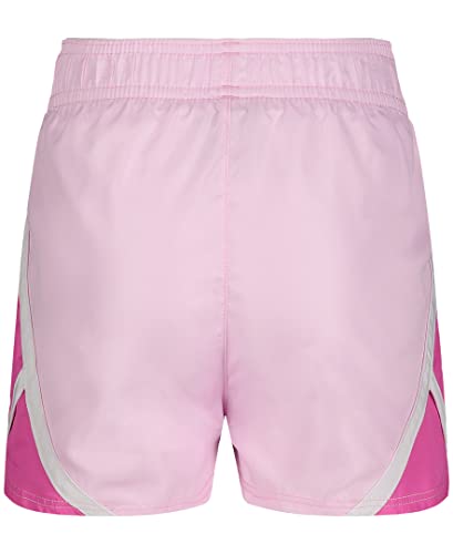 Under Armour Womens Fly by Short, Elastic Waistband, Logo Detail, Lightweight, Pink Sugar - Core, 5 US