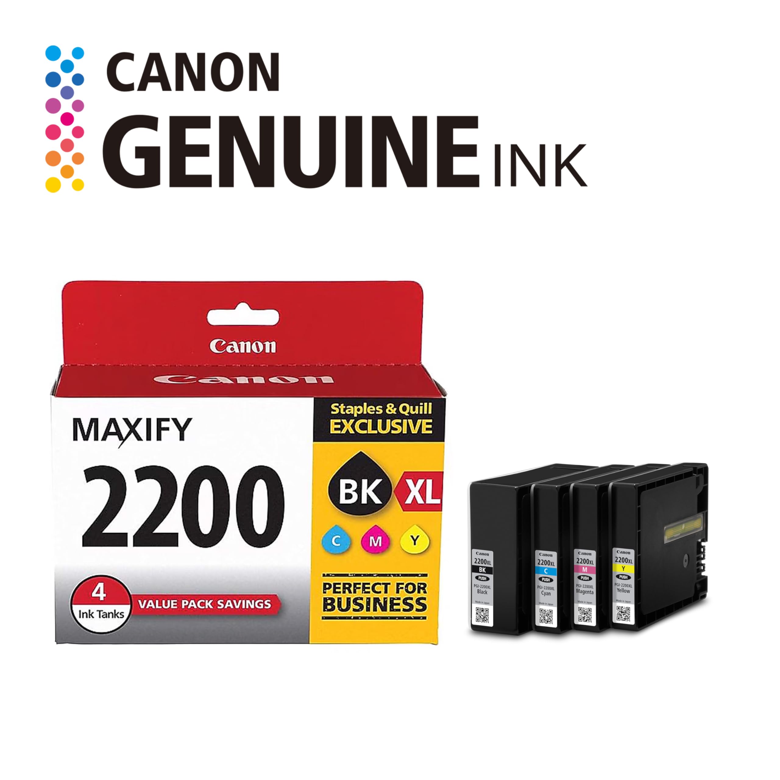 PGI-2200 XL 4 Color Value Pack