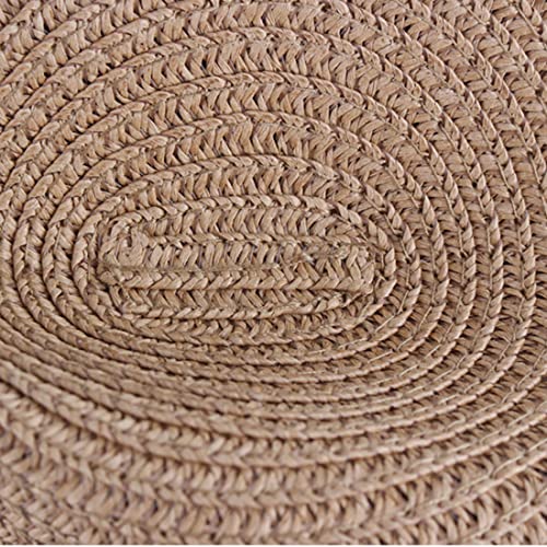 Womens Classic Wide Brim Straw Panama Hat Fedora Summer Beach Sun Hat UPF Straw Hat for Women Khaki