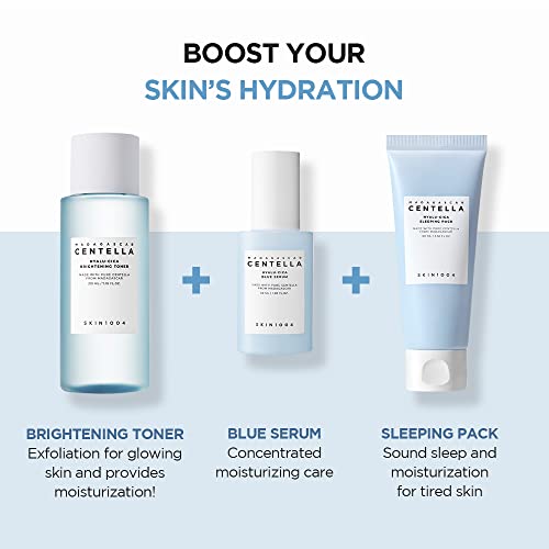 SKIN1004 Hyalu-CICA Blue Serum 1.69 fl.oz(50ml) | 5 Layer Hyaluronic Acid Cica Niacinamide | Hydrating and Refreshing Multi-Care Solutions