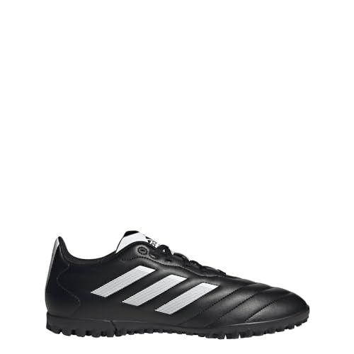 adidas Unisex Goletto Turf Soccer Shoe, Core Black/White/Red, 9 US Men