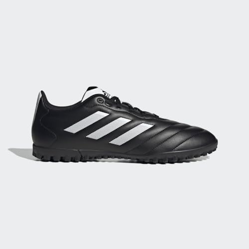 adidas Unisex Goletto Turf Soccer Shoe, Core Black/White/Red, 9 US Men