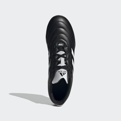 adidas Unisex Goletto Turf Soccer Shoe, Core Black/White/Red, 9 US Men