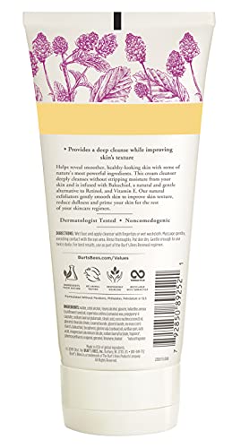Face Cleanser, Burt's Bees Retinol Alternative, Refining Facial Wash, All Natural, Anti-Aging Skin Care, 6 Ounce (Packaging May Vary)