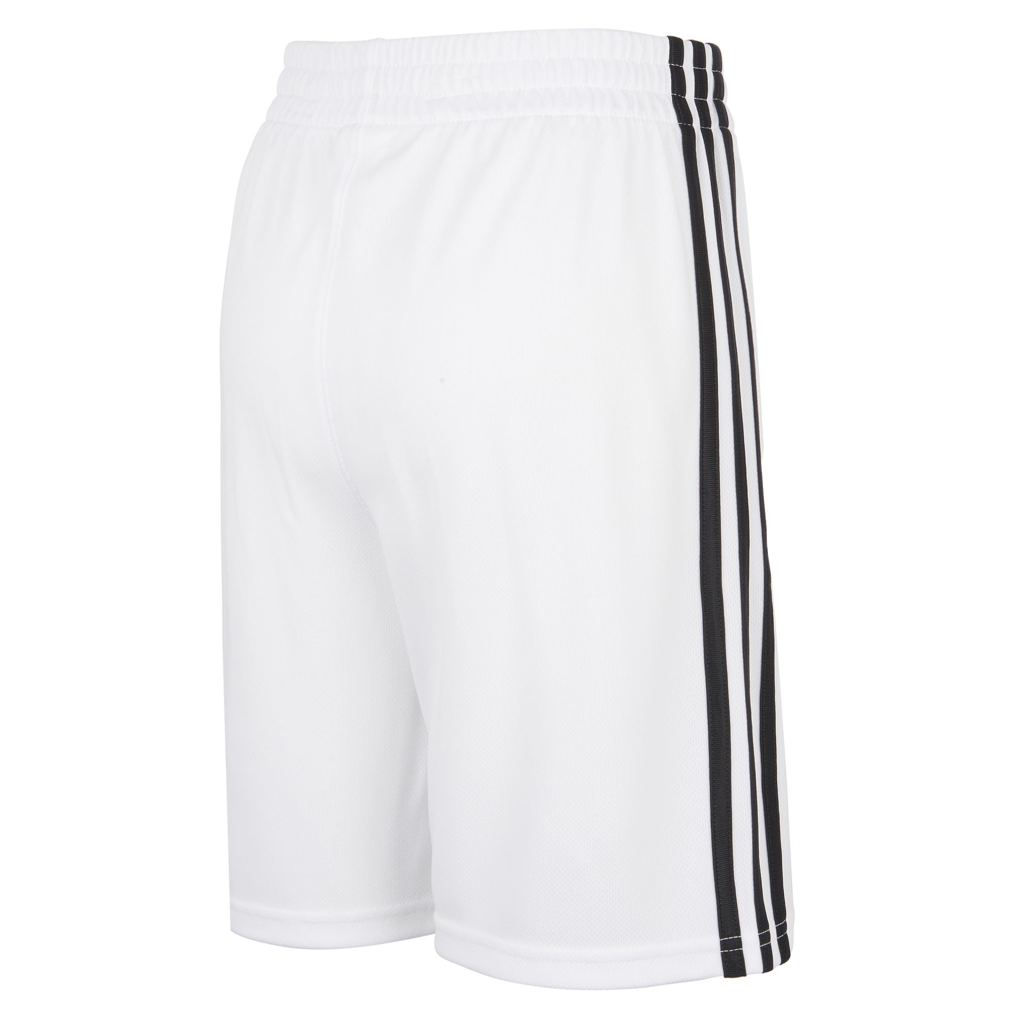 adidas Boys' Adi Classic 3-Stripe Shorts, White, Large (14/16)