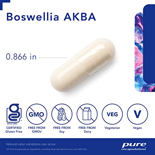 Pure Encapsulations Boswellia AKBA | Supplement to Support Joints, Immune System, Gastrointestinal Tract, and Cell Health* | 60 Capsules