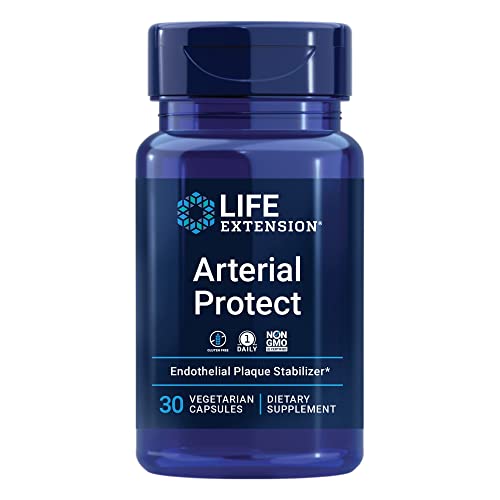Life Extension Arterial Protect - Gotu Kola and Pycnogenol French Maritime Pine Bark Extracts - Non-GMO, Gluten-Free - 30 Vegetarian Capsules