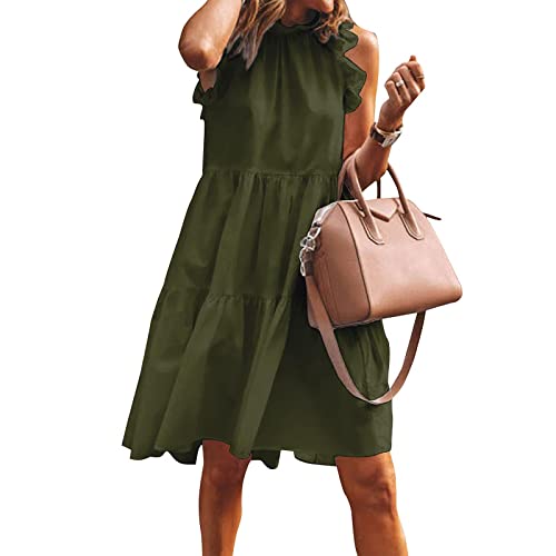 Summer Dresses for Women 2023 Easter Day St. Patrick's Day Resort Wear Womens Crewneck Tee Dantiya Dress Petite Sweaters Formal Maternity Dresses