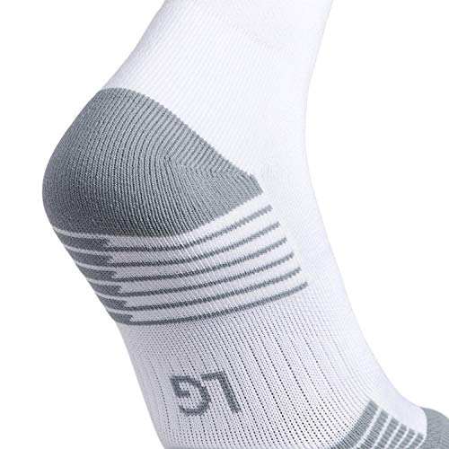 adidas Copa Zone Cushion 4 Soccer Socks for Boys, Girls, Men and Women (1-Pair), White/White, X-Small