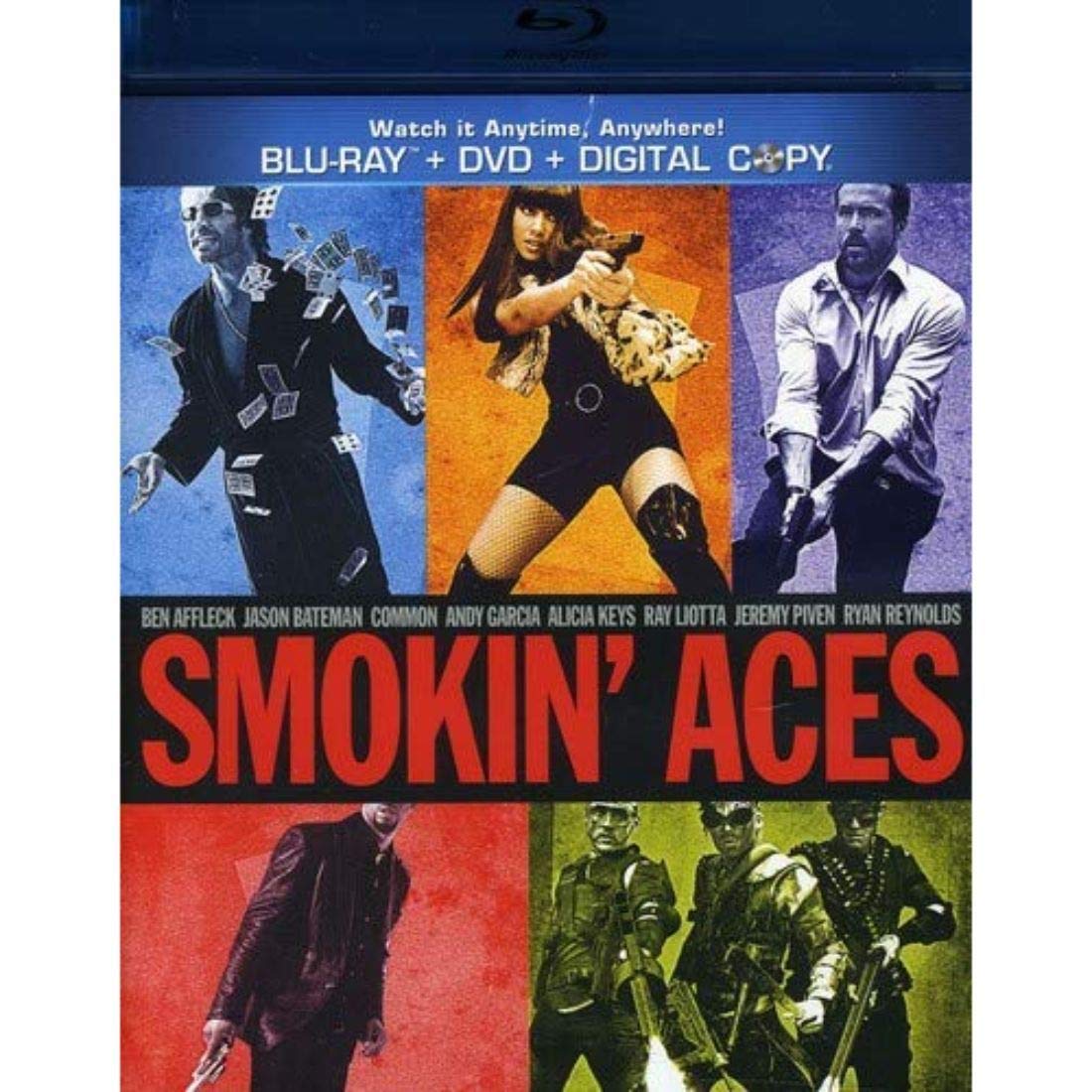 Smokin Aces 2 Pack: Smokin Aces 1 / Smokin' Aces 2: Assassins' Ball (3 Disc Blu Ray Set) Starring: Ryan Reynolds, Ray Liotta, Joseph Ruskin, Tom Berenger, Clayne Crawford (Director: P.J. Pesce)