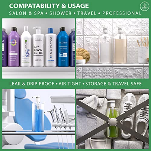 Universal Shampoo/Conditioner Pump for Bottle, 1 L/33.8 oz., Piece 2 White