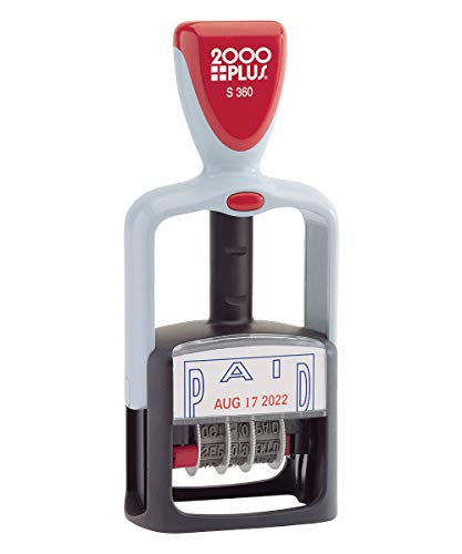 COSCO 2000 Plus 2-Color Paid Dater (COS011033), Blue