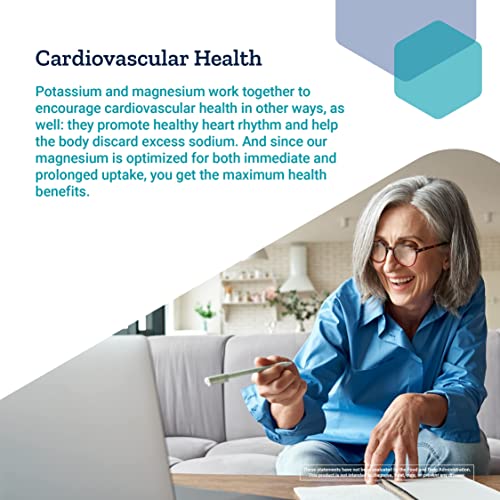 Life Extension Potassium with Extend-Release Magnesium β For Blood Pressure & Vascular, Bone Health β Promotes Cardiovascular Health - Gluten-Free β Non-GMO β 60 Vegetarian Capsules