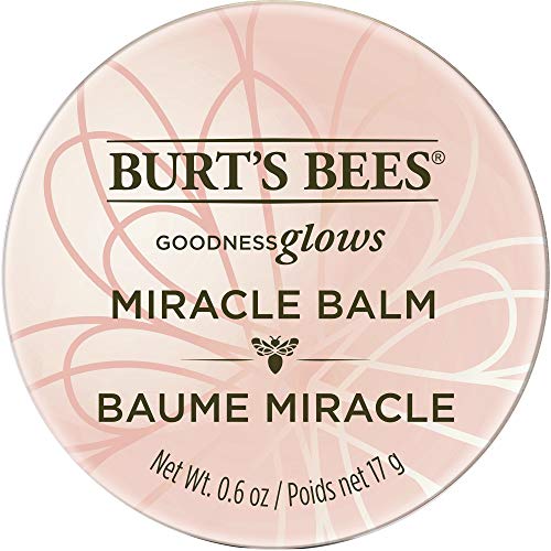 Burt's Bees 100% Natural Origin Goodness Glows Miracle Balm, Hydrates and Softens Dry Skin From Head To Toe, 0.6 Ounce Tin