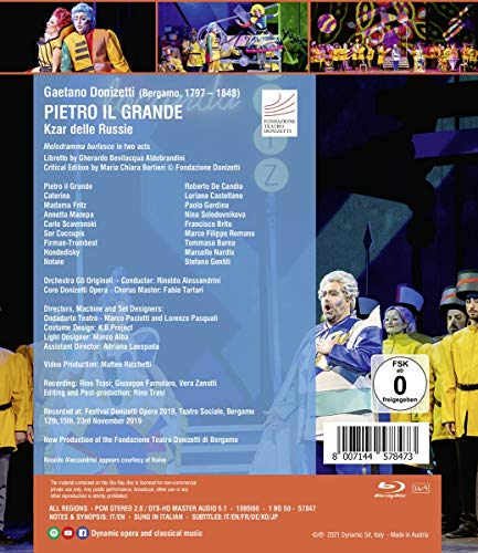 Donizetti: Pietro il Grande Kzar delle Russie [Blu-ray]