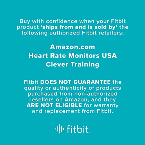 Fitbit Charge 2 Heart Rate + Fitness Wristband, Blue, Large (6.7 - 8.1 Inch) (US Version) (Renewed)