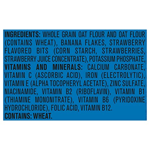 Gerber Baby Cereal Lil Bits, Crawler, Grain & Grow, Oatmeal Banana Strawberry, 8 Ounce