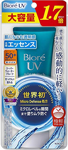 Biore UV Aqua Rich Watery Essence 85 g Sunscreen SPF 50 + / PA ++++【Large capacity】Set of 2