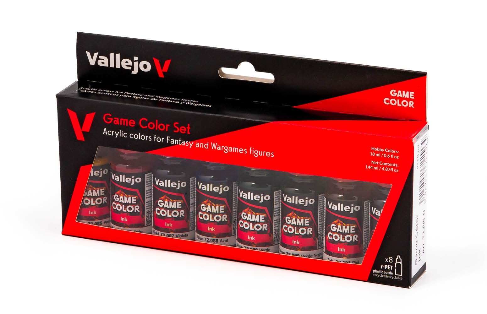 Vallejo Game Ink Paint Set (8 Color) Paint