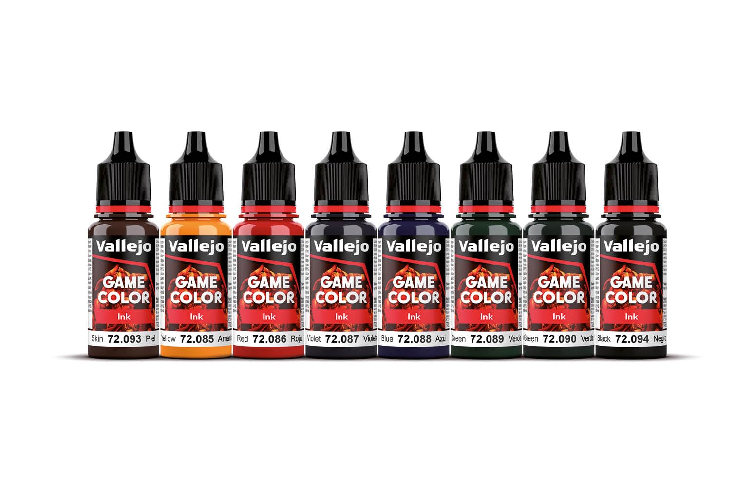 Vallejo Game Ink Paint Set (8 Color) Paint