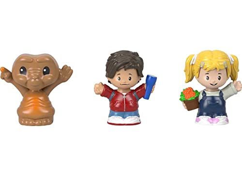 Little People Collector E.T. The Extra-Terrestrial Special Edition Figure Set In Display Gift Package For Adults & Fans, 3 Figurines
