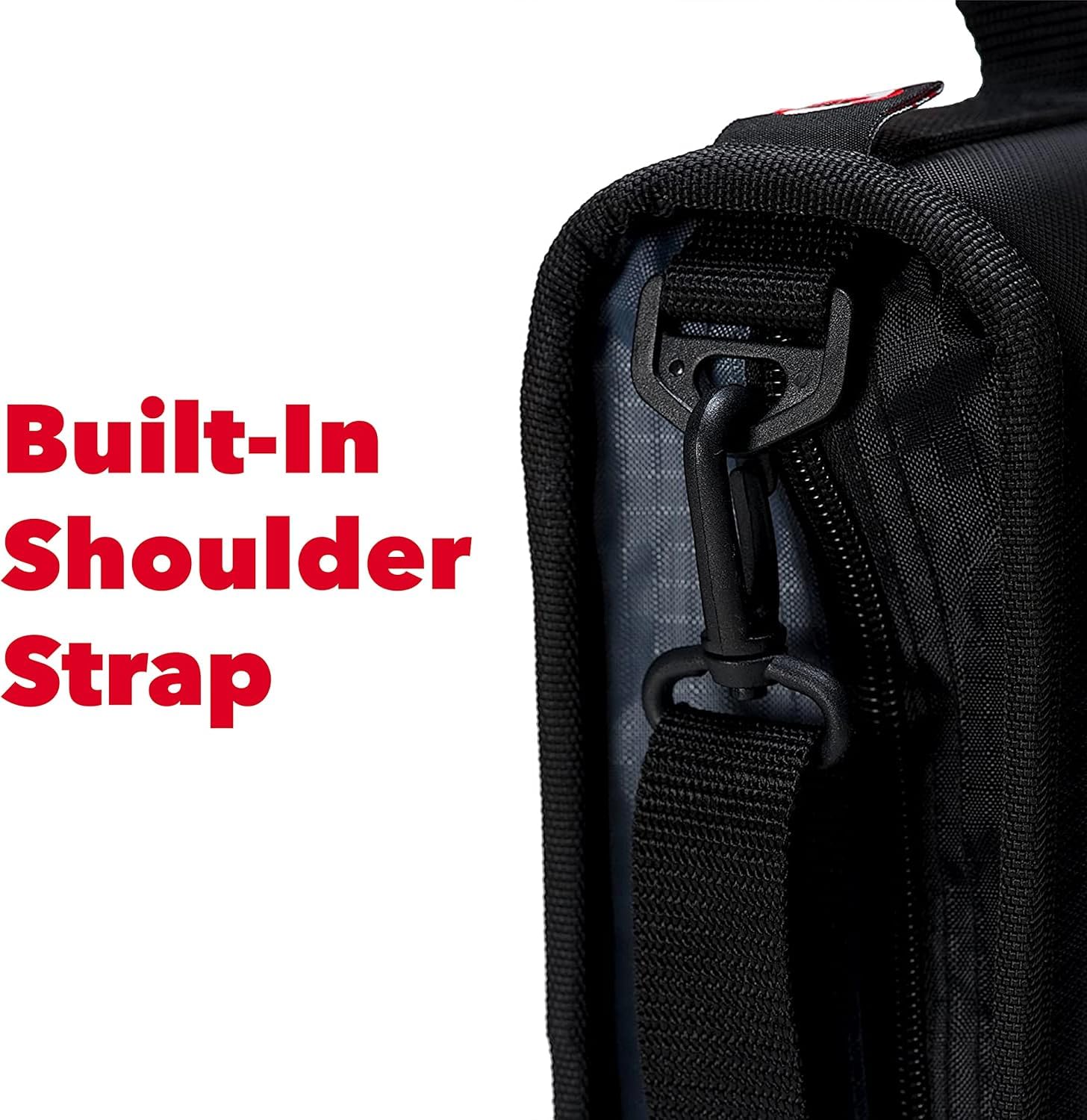 Case-It The Classic Zipper Binder - 2 Inch O-Rings - Multiple Pockets - 350 Sheet Capacity - Comes with Shoulder Strap - Midnight Blue D-251
