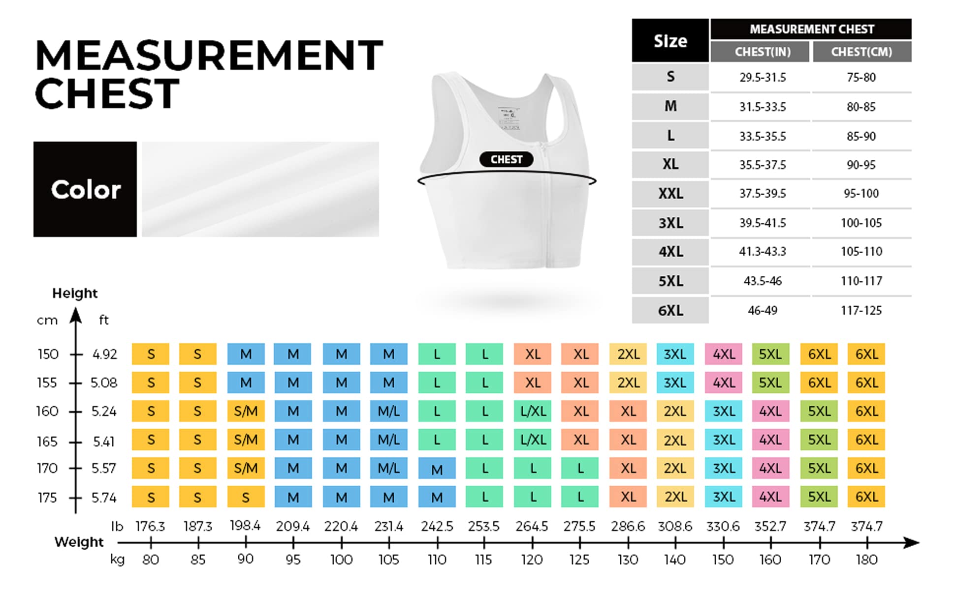 Wonababi Chest Binder Zipper, Trans Binder Corsets for Transgender FTM Cosplay Binder Trans Tank Top
