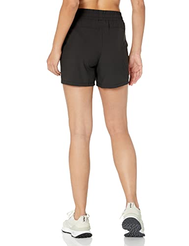 Amazon Essentials Women's Studio Woven Stretch Short, Black, X-Large