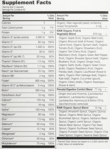Garden of Life Vitamin Code RAW Prenatal, 90 Capsules by Garden of Life