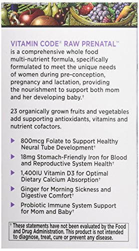 Garden of Life Vitamin Code RAW Prenatal, 90 Capsules by Garden of Life