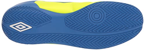 Umbro Men's Classico XI IC Indoor Soccer Shoe, Yellow/Blue, 9